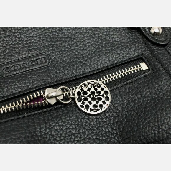 Coach | Bags | Coach Alexandra Convertible Pebbled Leather Tote ...